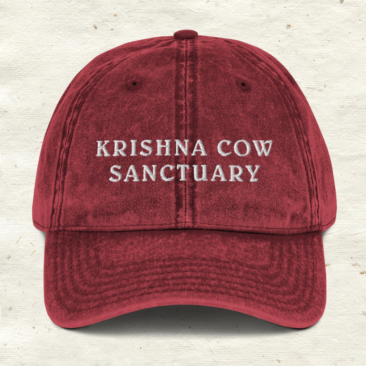 Krishna Cow Cap - multiple colors available – Krishna Cow Sanctuary